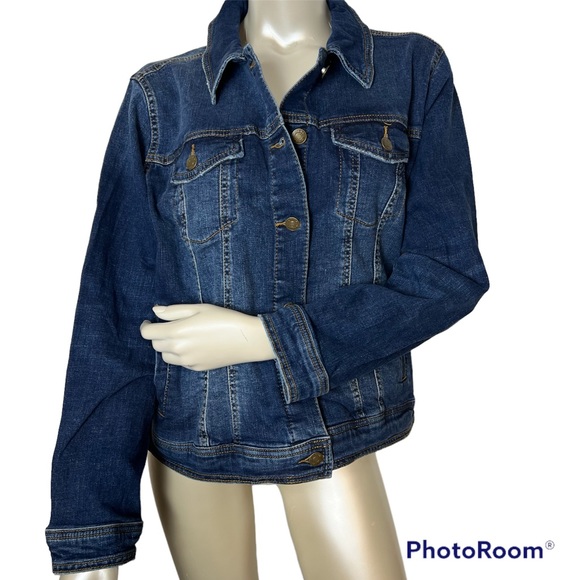 Ava & Viv | Jackets & Coats | Ava Viv Medium Wash Denim Jean Jacket ...
